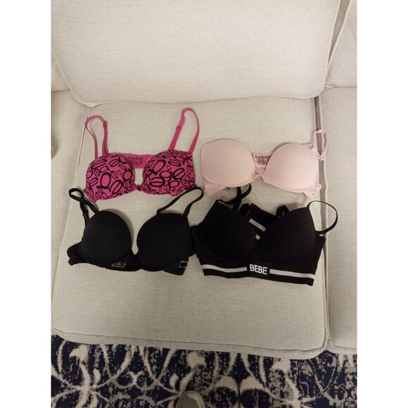 bebe | Intimates & Sleepwear | Bundle Of 4 Bebe Push Up Bra Different ...
